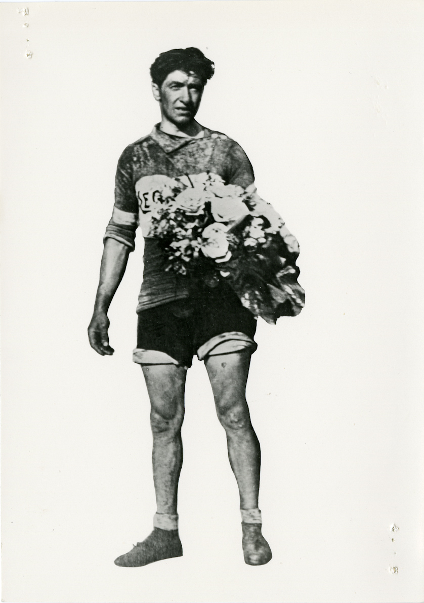 Il corridore ciclista Giovanni Brunero nel 1923